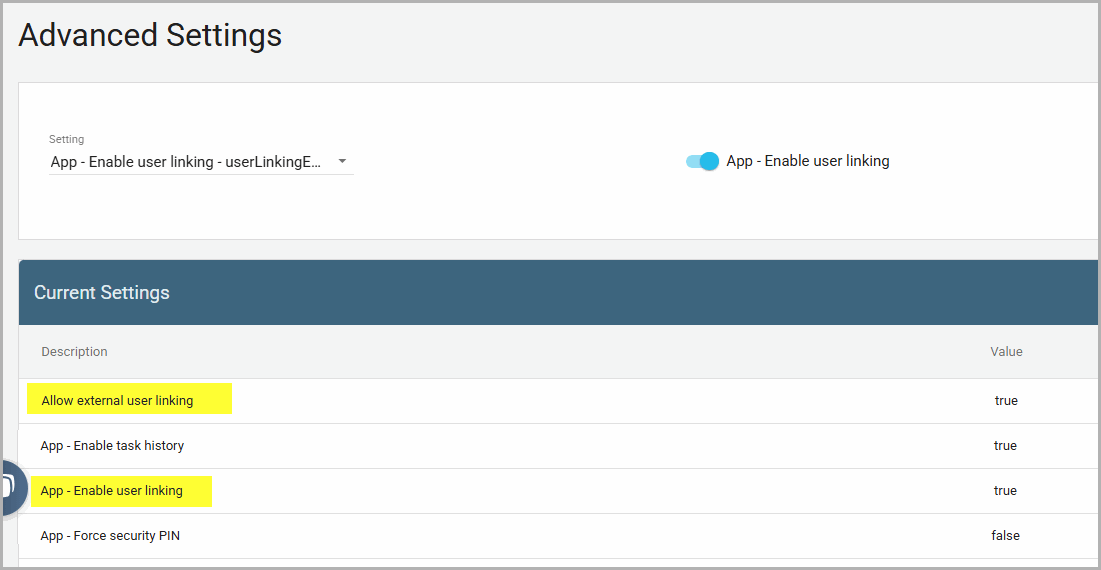 Enable Account Switching for Users