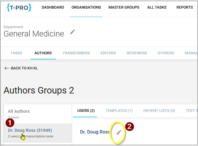 How to Use the Author Group Note